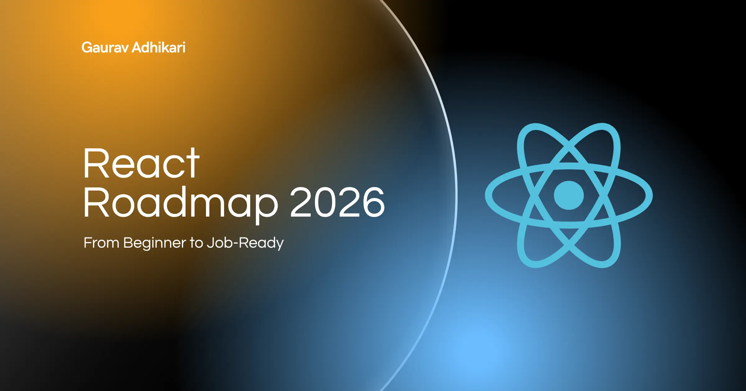 React Roadmap 2026: From Beginner to Job-Ready | Gaurav Adhikari